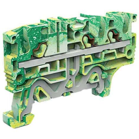 Morsetto Cabur di terra Push-in 2,5mm giallo verde EFCE210