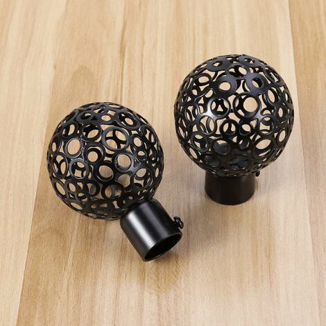 Embout tringle à rideaux Extrémités de Treillis Cage Rideau Embouts ...