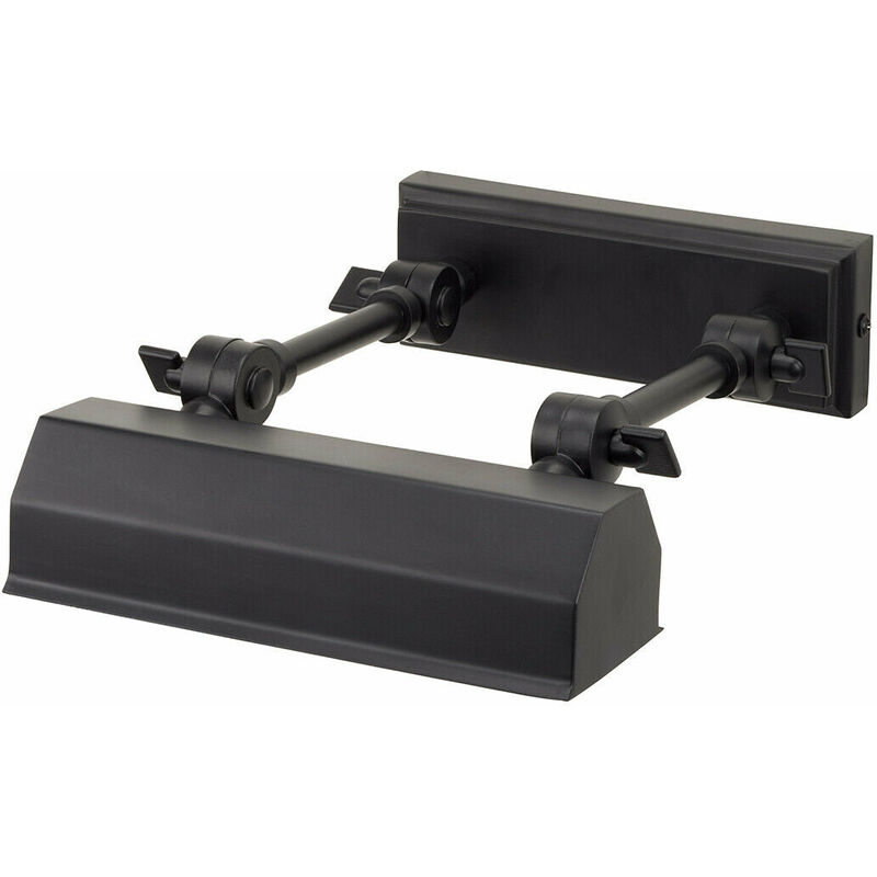 Single Bulb Adjustable Joints Directional Picture Light Black LED E14 ...