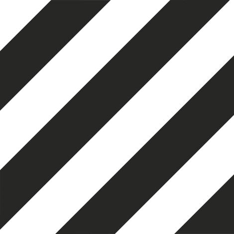 Sticker adhésif noir géométrique, 6 pièces, 15x15 cm - Déco intérieure ...