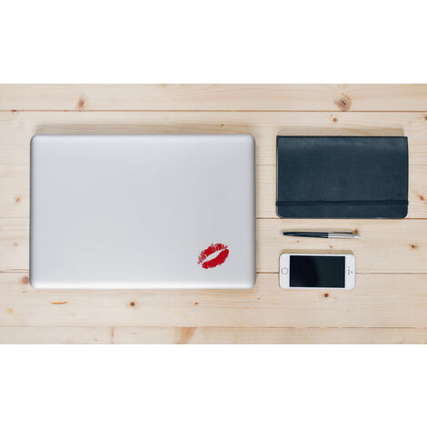 Lot de 2 Stickers Autocollants Décoratifs Trace de Rouge à Lèvre, 10 ...
