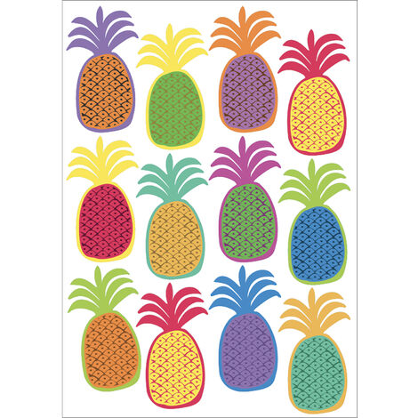Autocollant Ananas Décoratif - 21x29,7cm - Différentes Couleurs ...