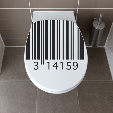 Sticker Autocollant Géant Code Barres 48x68cm, Déco Murale, Autocollant ...
