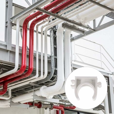 Colliers de serrage pour tuyaux d'eau en PVC, support en U pour tuyau ...