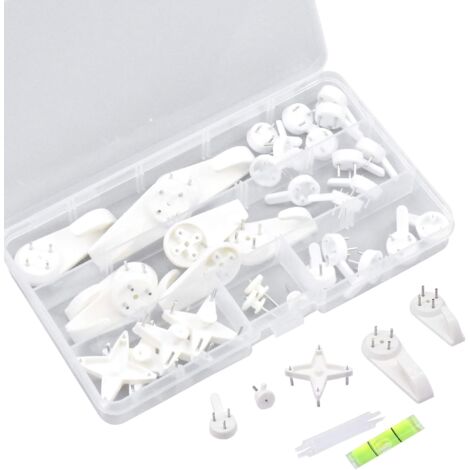 39PCS Non-Trace Crochets de Support Murals, Crochet Mural Tableau ...