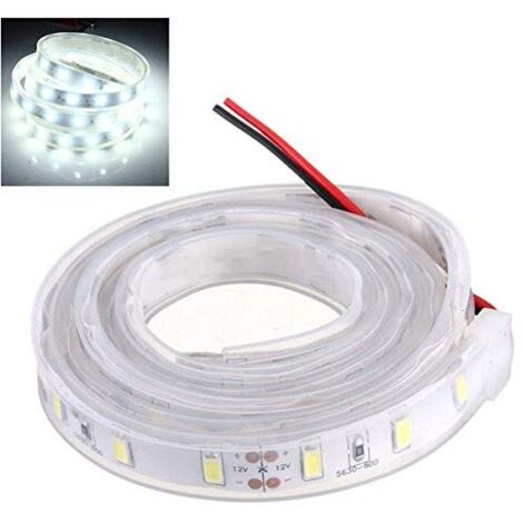 5M 5630 SMD LED Silicone Strip Light Cool Blanc Étanche 12V