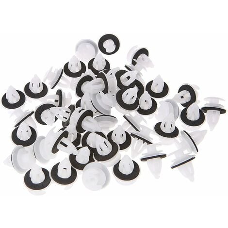 50Pcs Clips De Panneau De Porte De Voiture avec Bague D'étanchéité pour ...