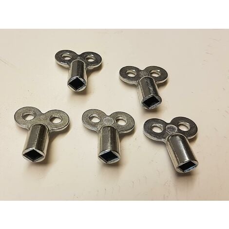 Clé de purge pour radiateur，ensemble de 5 pièces