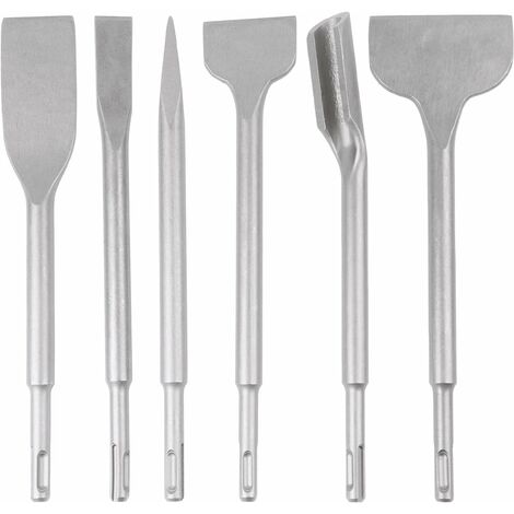 Jeu de 6PCS Burin SDS-PLUS, 25cm Longueur, Coffret Pour Enlevement de ...