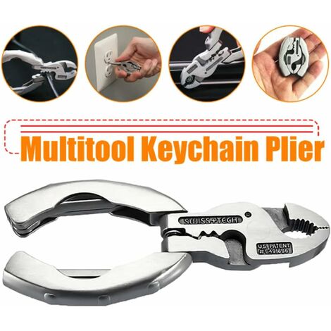 Mini Outil Multifonctionnel 9 en 1 Multitool Porte-Clés Tournevis Outils De Poche