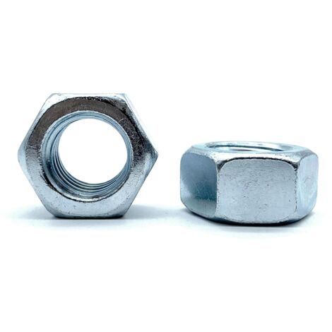 Ecrou 50 Ecrou Hexagonal M6 5mm x 10mm Acier Galvanisé DIN 934 Écrou M6 pour Boulons et Écrous ...