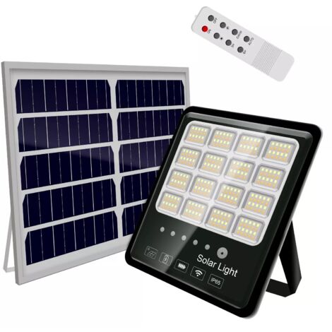 MAKA Faro LED Solare da Esterno 100W, 200W, 400W con Pannello ...