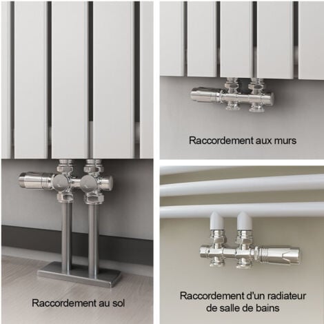 Heilmetz set multiblocs pour le raccordement des radiateurs raccord ...