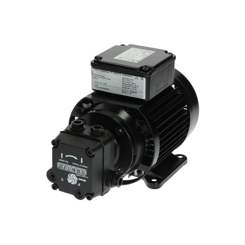 Motor con brida a pie