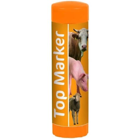 Kerbl Top Marker Marked Cattle, arancione, 60 ml