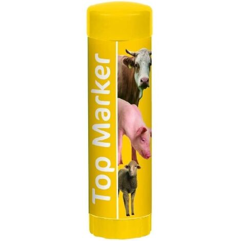 Kerbl Top Marker Marked Cattle, giallo, 60 ml