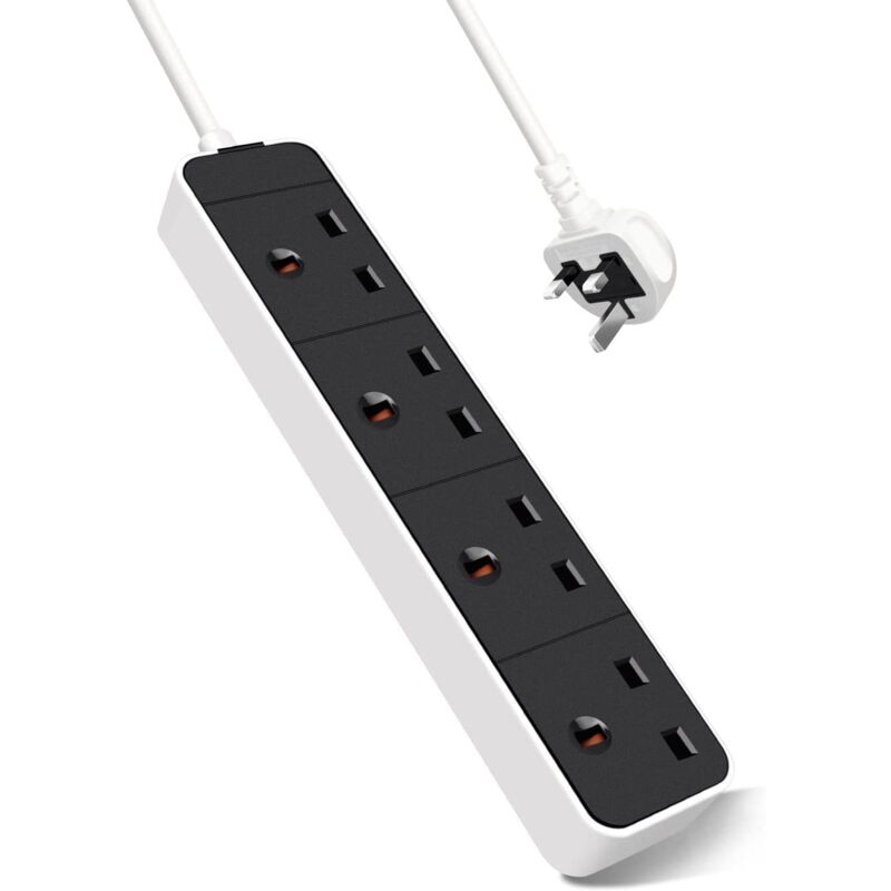 4 Gang Extension Leads, 1M
