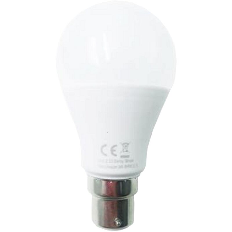 8W LED A60 Ball Bulb B22 Daylight 6500K