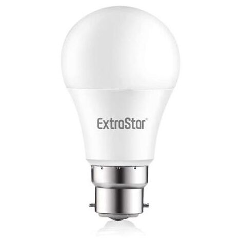 9W LED A60 Ball Bulb B22 Warm White 3000K