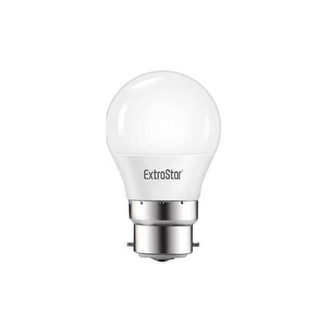 6W LED G45 Golf Ball Bulb B22 Day Light 6500K