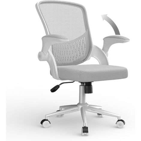 Bürostuhl Ergonomischer, Schreibtischstuhl mit 90° Klappbaren Armlehnen ...