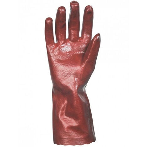 Gant PVC manutention SINGER SAFETY PVC5235 - Marron foncé - 10 (XL)