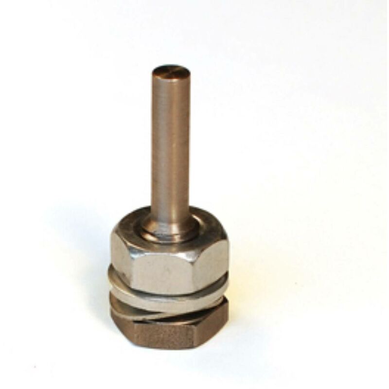 SUPPORT TIGE FILETEE + ECROU POUR FIXATION MEULE SUR OUTIL CEDREY