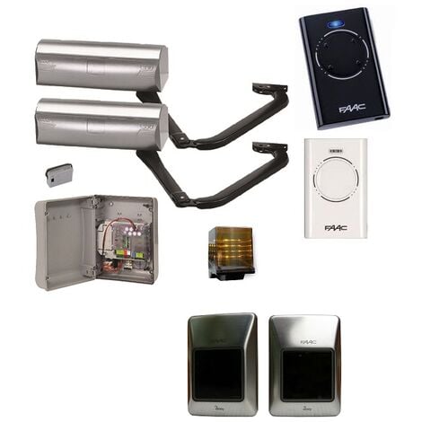 KIT MAGNUM PLUS INTEGRAL Motorisation portail battant FAAC 24V - FAAC
