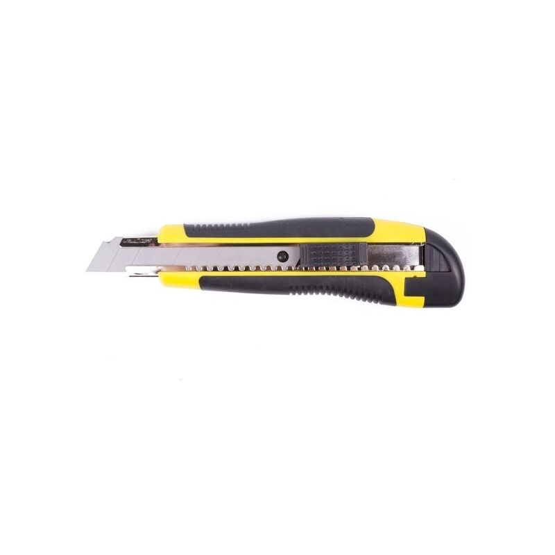Cutter 18mm Autobloquant Jaune/Noir