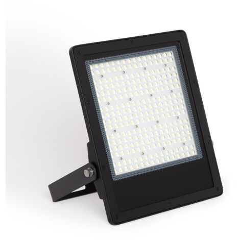 Projecteur LED 150W Dimmable TRIAC 170 lm/W IP65 ELEGANCE Slim PRO Noir 3000K 90º Blanc chaud