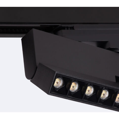 Spot Linéaire LED sur Rail Triphasé 12W CCT Sélectionnable Dimmable ...