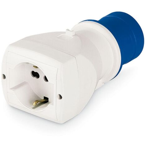 Adaptateur IEC309 à Prise Type F IP20 1 P40 SCAME Blanc