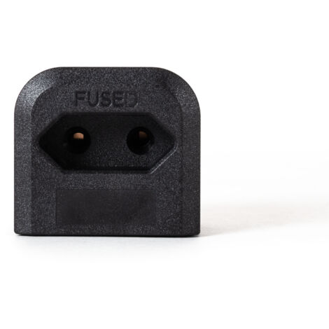 Adaptateur de Prise Type E (EU) à Prise Type G (UK) Noir