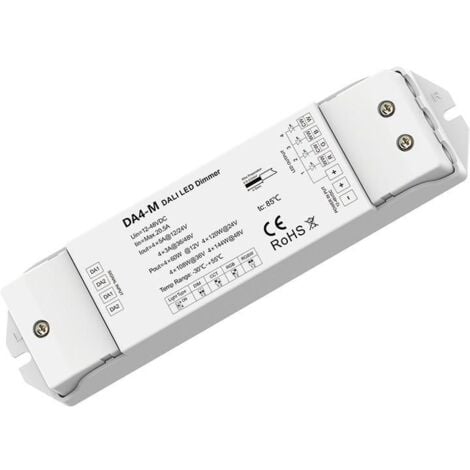 Driver Dimmable DALI 4 Canaux 12-48V DC DALI