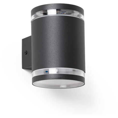 Applique Murale Extérieure Solaire LED Aluminium Gael Noir