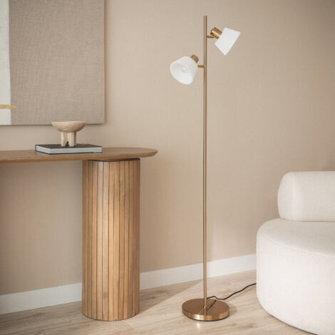 Lampadaire Métal Magda Blanc