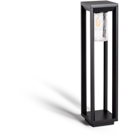 Balise sur Pied Extérieure 60cm Aluminium Trenol Noir