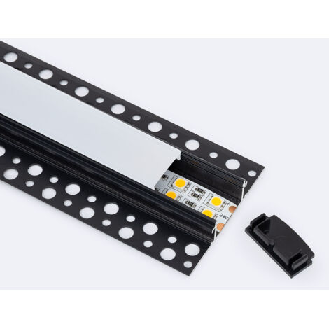 Profilé Aluminium Intégration Plâtre/Placo pour Rubans LED jusqu'à 20 ...