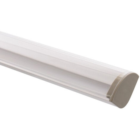Profilé Aluminium Angle Rond avec Capot Continu pour Ruban LED jusqu'à ...