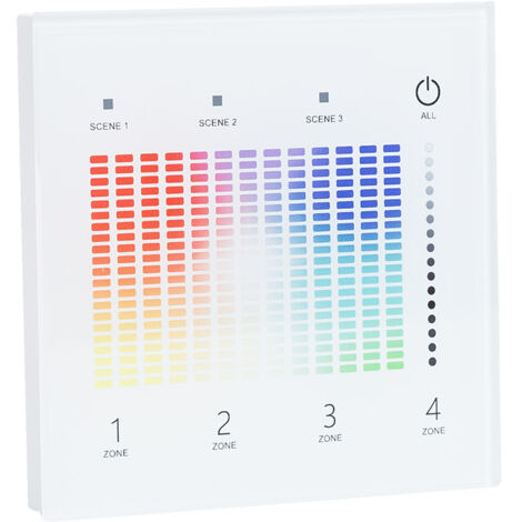 Panneau Tactile DALI Master DT8 RGB 4 Zones SKYDANCE TD3-4S RGB