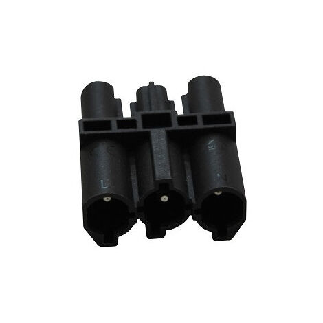 Raccord GST18 3 Pôles Noir