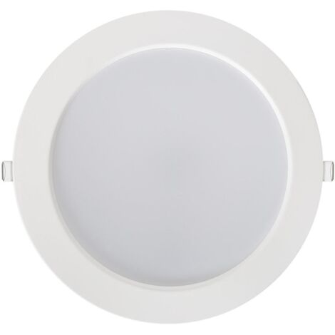 Dalle LED 18W Ronde Dimmable Slim Coupe Ø 175 mm 5000K Blanc froid