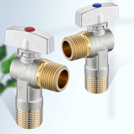 Plomberie chauffage Circuit d'alimentation en eau Robinet d'arret Robinet équerre d'arrêt (2221 ...