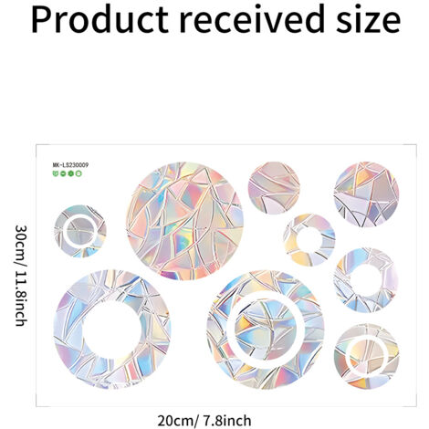 Suncatcher Stickers, Window Stickers, Bird Protection, Round, Bird ...