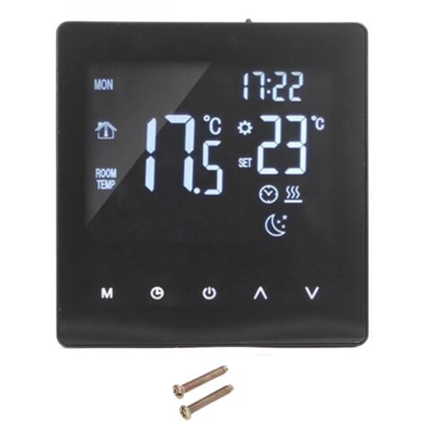 Thermostat numérique, écran LCD, programmable, intelligent, tactile, pour chauffage de l'eau au ...