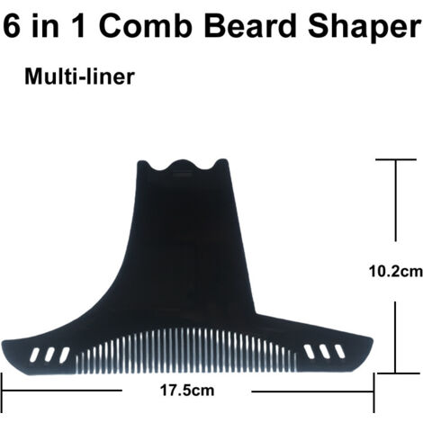 Outil de mise en forme de barbe pour hommes avec peigne pour un rasage ...