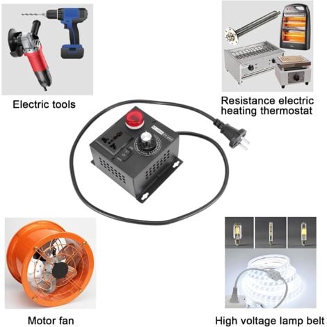 Régulateur de tension électronique Ac220 V 4000 W - Régulateur de ...