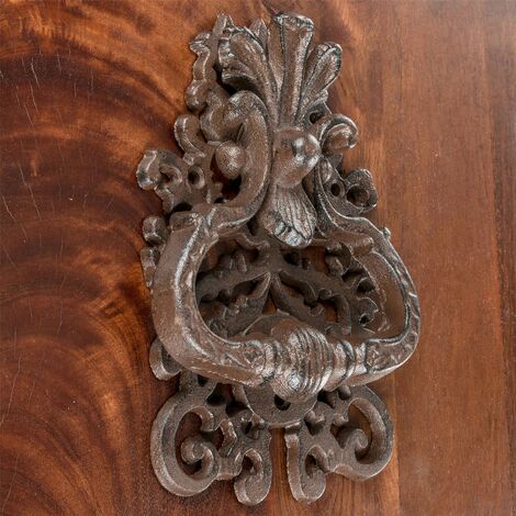 HOMESCAPES Türklopfer antik braun 358g