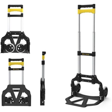 Carrello Pieghevole in Alluminio HYTAMA FOLD SHOP Porta Pacchi Trolley ...