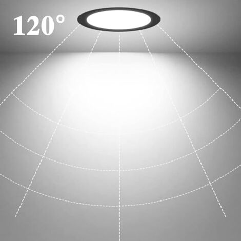 LYCXAMES Foco Empotrable LED 5W 230V IP44 Focos Ultra Planos, Pack de 5 ...